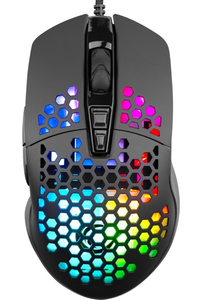 Rampage Smx-R64 Colmena 6400 DPI RGB Ledli Makrolu Hafif Gaming Oyuncu Mouse Rampage Smx-R64 Colmena 6400 DPI RGB Ledli Makrolu Hafif Gaming Oyuncu Mouse