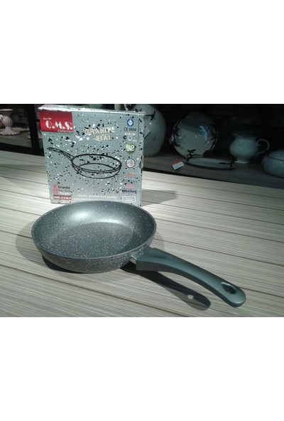 Oms Granit 24Cm Gri Tava Oms Granit 24Cm Gri Tava