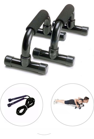Spor Byfit Şınav Çekme Aleti + Pvc Atlama Ipi SBF-1002