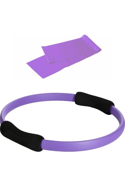 Spor Byfit Mor Pilates Çemberi ve Pilates Bandı Spor Byfit Mor Pilates Çemberi ve Pilates Bandı