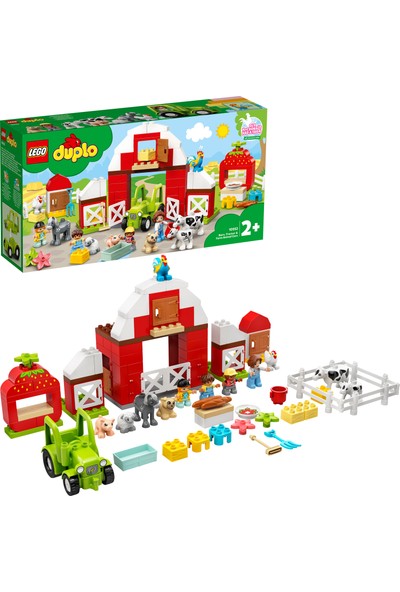 LEGO® DUPLO® Town Ahır Traktör ve Çiftlik Hayvanı Bakımı 10952 Eğitici Çiftlik Oyun Seti; 2 Yaş ve Üzeri Çocuklar için Harika bir Hediye (97 Parça) LEGO® DUPLO® Town Ahır Traktör ve Çiftlik Hayvanı Bakımı 10952 Eğitici Çiftlik Oyun Seti; 2 Yaş ve Üzeri Çocuklar için Harika bir Hediye (97 Parça)
