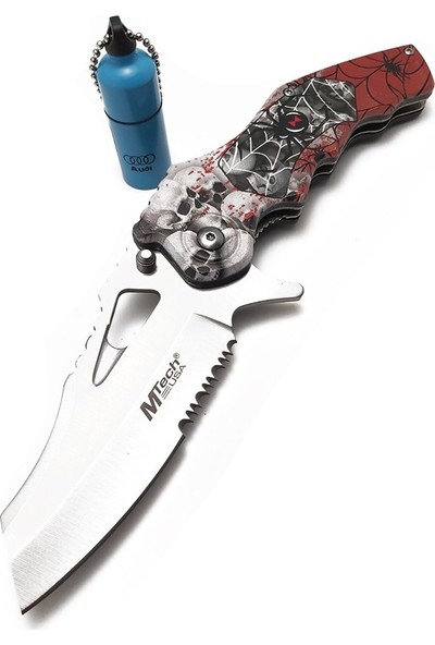 Alsepeteavm Mtech 22 cm Kuru Kafa Dizayn Çelik Çakı Fıçı Çakmaklı Alsepeteavm Mtech 22 cm Kuru Kafa Dizayn Çelik Çakı Fıçı Çakmaklı