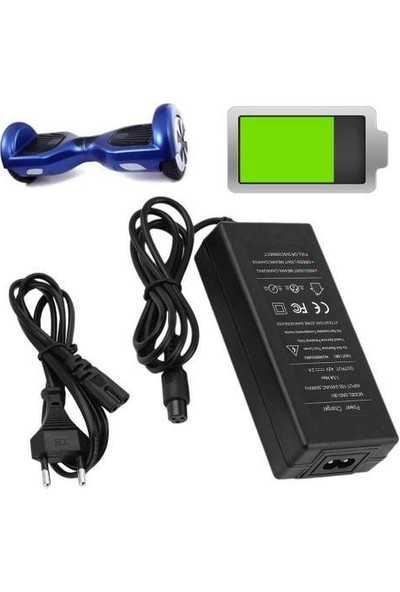 Powersupply 42V 1.5A Tüm Modeller ile Uyumlu Hoverboard Sarj Aleti Powersupply 42V 1.5A Tüm Modeller ile Uyumlu Hoverboard Sarj Aleti