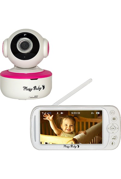 Mofy Baby Mb-50 5 Inç LCD Ekranlı Otomatik Gece Görüşlü Çocuk Kamerası Bebek Izleme Monitörü Telsizi Mavi Mofy Baby Mb-50 5 Inç LCD Ekranlı Otomatik Gece Görüşlü Çocuk Kamerası Bebek Izleme Monitörü Telsizi Mavi