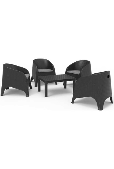 Olivya 4lü Bahçe Mobilyası ve Koltuk Takımı Olivya 4lü Bahçe Mobilyası ve Koltuk Takımı