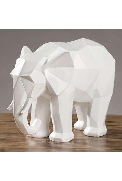 Gisse Concept Kübik Fil - Beyaz