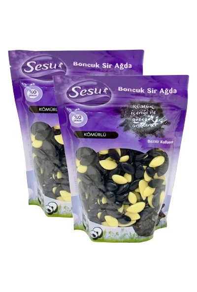 Sesu 2 Li Kömürlü Boncuk Sir Ağda 250 gr Sesu 2 Li Kömürlü Boncuk Sir Ağda 250 gr