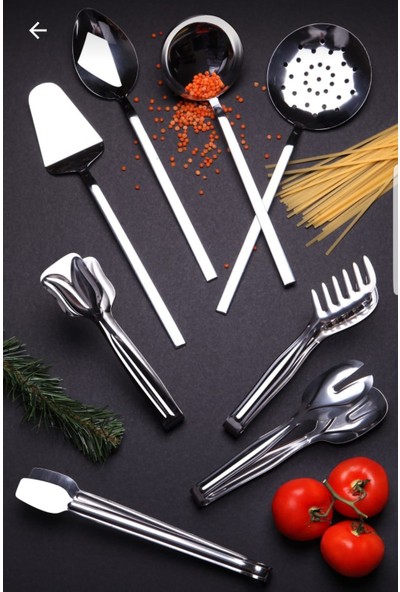 Göksan Mutfak Kepçe ve Maşa Seti 8 Parça Göksan Mutfak Kepçe ve Maşa Seti 8 Parça