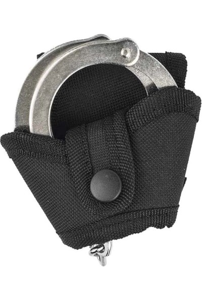 Mercantex Imperteks Açık Kelepçe Kılıfı Metal Kelepçe Kılıfı Siyah
