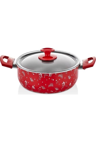 Papilla Lotus 22 cm Tencere Kış Desenli Papilla Lotus 22 cm Tencere Kış Desenli