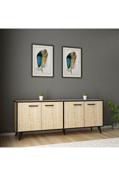 Arnetti Diamond Konsol Antrasit - Safirmeşe