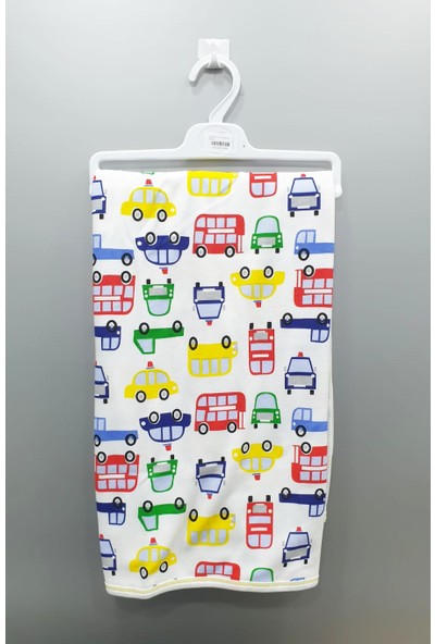 Çift Kat Bebe Penye Battaniye Araba Baskılı Çift Kat Bebe Penye Battaniye Araba Baskılı