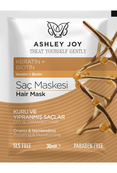 Ashley Joy Saç Maskesi Onarıcı 30 ml Ashley Joy Saç Maskesi Onarıcı 30 ml