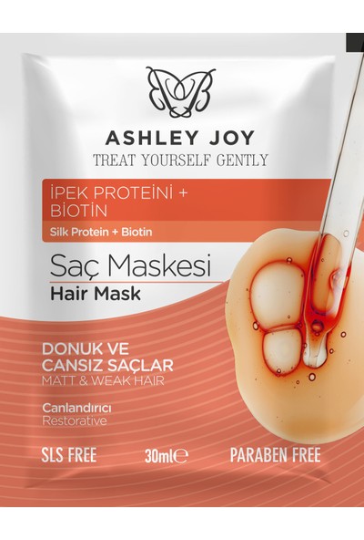 Ashley Joy Saç Maskesi Canlandırıcı 30 ml Ashley Joy Saç Maskesi Canlandırıcı 30 ml