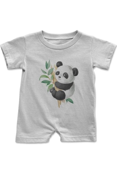 Angemiel Baby Daldaki Panda Erkek Bebek Çıtçıtlı Zıbın Tulum Beyaz Angemiel Baby Daldaki Panda Erkek Bebek Çıtçıtlı Zıbın Tulum Beyaz