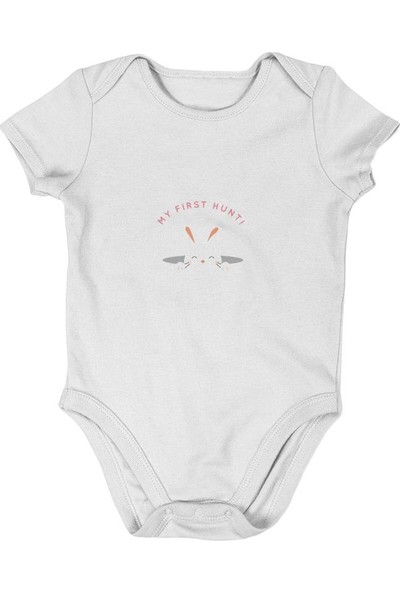 Angemiel Baby Yuvasından Ilk Defa Çıkan Sevimli Tavşan Kız Bebek Kısa Kollu Zıbın Beyaz Angemiel Baby Yuvasından Ilk Defa Çıkan Sevimli Tavşan Kız Bebek Kısa Kollu Zıbın Beyaz