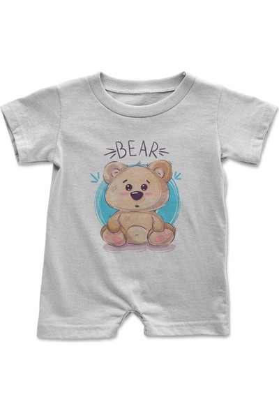 Angemiel Baby Oyuncak Ayı Erkek Bebek Çıtçıtlı Zıbın Tulum Beyaz Angemiel Baby Oyuncak Ayı Erkek Bebek Çıtçıtlı Zıbın Tulum Beyaz