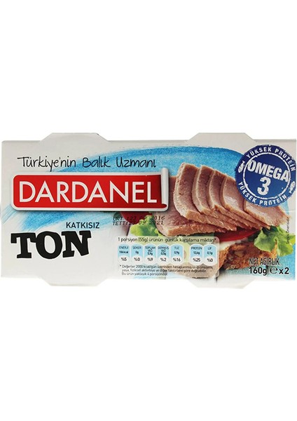 Dardanel Ton Balığı 2'li Paket 160 gr Fiyatı - Taksit Seçenekleri