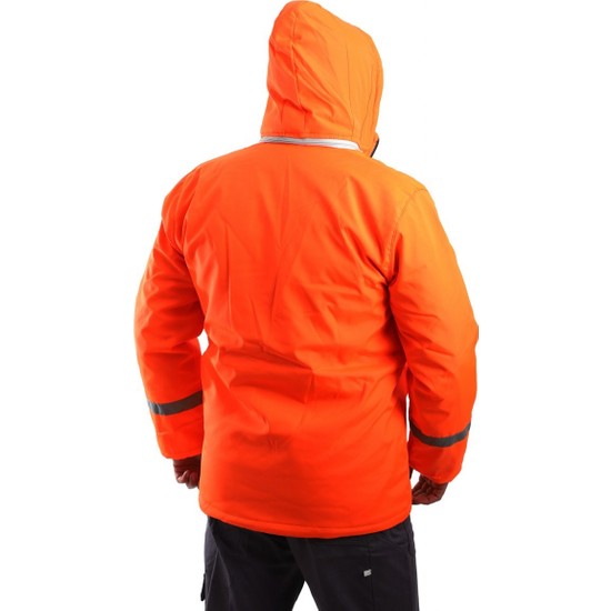 ESERIS Eser - Polarlı Denizci Kabanı - Reflektörlü - Turuncu Fiyatı