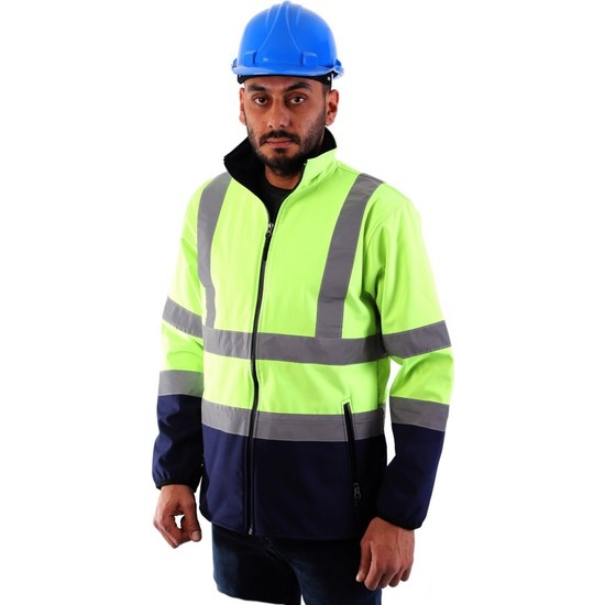 ESERIS Eser - Softshell Yönetici Montu - Sarı, Lacivert Fiyatı