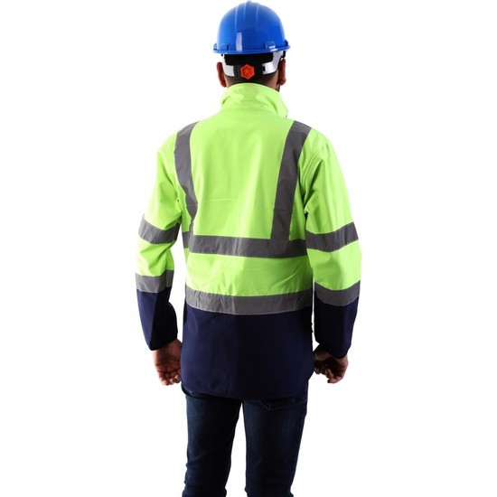 ESERIS Eser - Softshell Yönetici Montu - Sarı, Lacivert Fiyatı