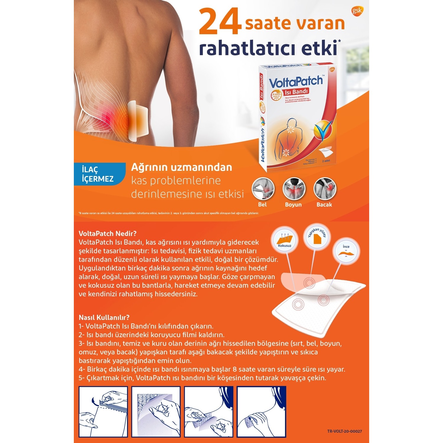 Voltapatch Isı Bandı 4'lü Paket Fiyatı - Taksit Seçenekleri