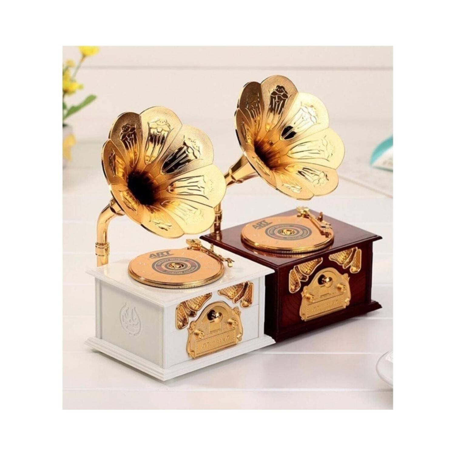 Star Global Gramofon Müzik Kutusu Nostaljik Gramofon Müzik Fiyatı