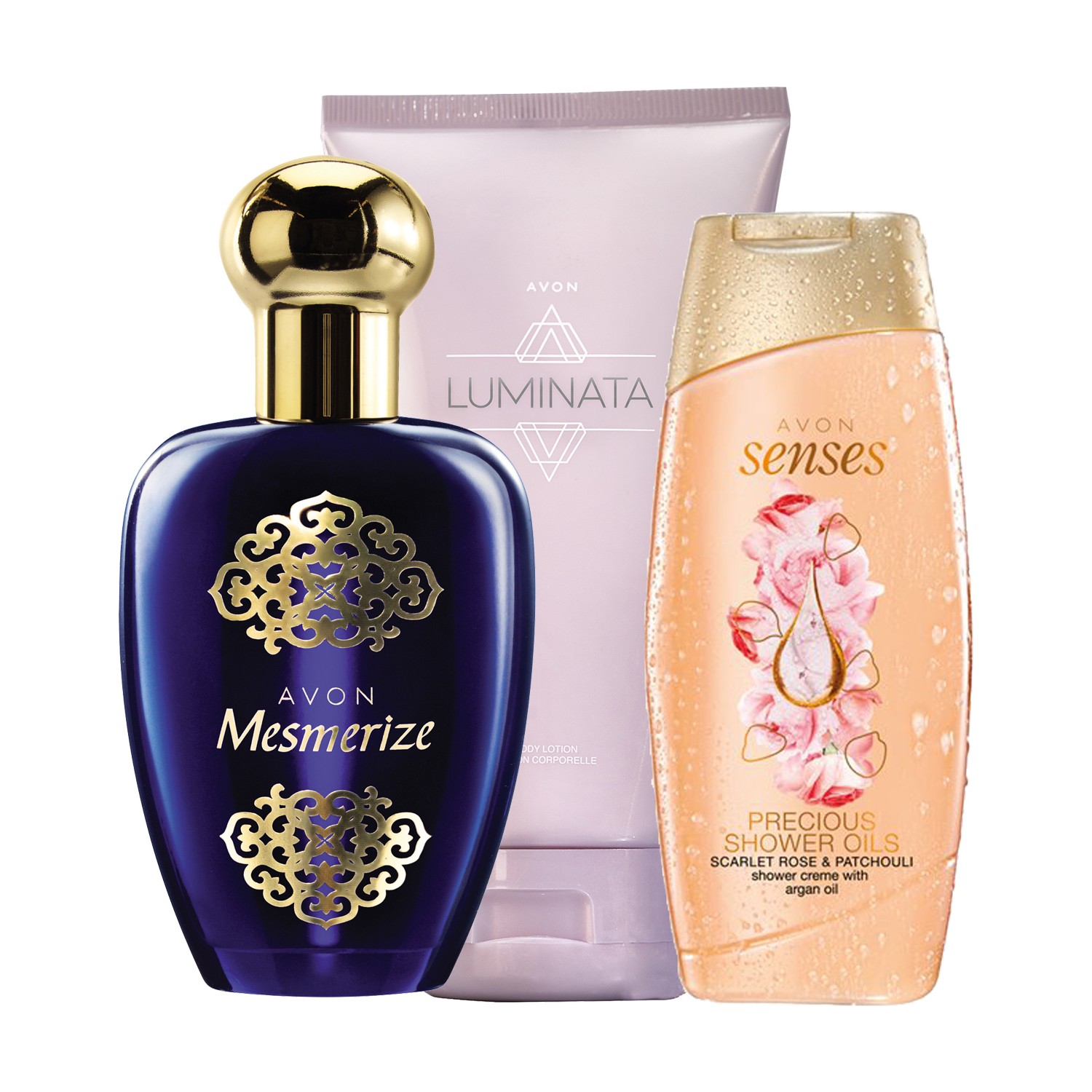 Avon Mesmerize Kadın Parfüm Luminata Vücut Losyonu ve Duş Fiyatı