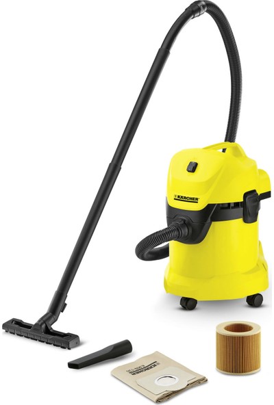 Karcher Wd 3 Islak & Kuru 1000W 17 Litre Çok Amaçlı Elektirikli Süpürge Karcher Wd 3 Islak & Kuru 1000W 17 Litre Çok Amaçlı Elektirikli Süpürge