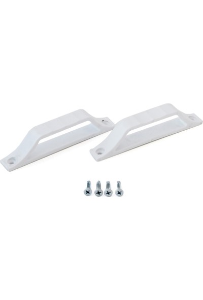 Sineklik D Kol Plastik 2 Adet - Beyaz Sineklik D Kol Plastik 2 Adet - Beyaz