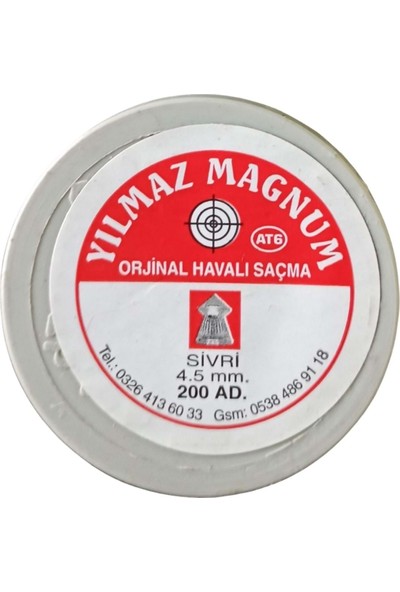 Yılmaz Magnum 4.5mm Saçma Pellet Yılmaz Magnum 4.5mm Saçma Pellet