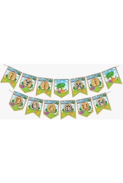 Parti Dünyası Safari Partisi Iyi Ki Doğdun Banner 190CM Parti Dünyası Safari Partisi Iyi Ki Doğdun Banner 190CM
