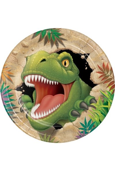 Parti Dünyası Dinozor Land Partisi 8 Li Tabak Parti Dünyası Dinozor Land Partisi 8 Li Tabak