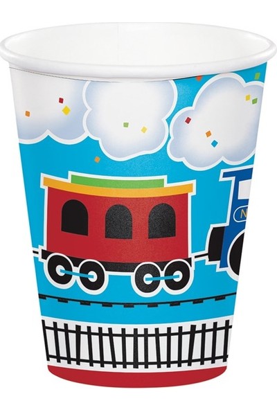 Parti Dünyası Trenlerim Bardak 8 Adet