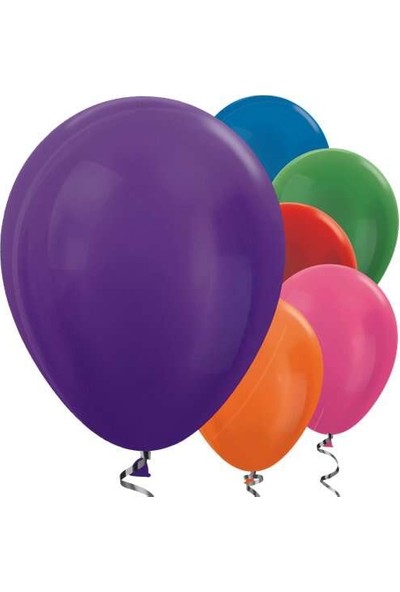 Parti Dünyası Karışık Renkli Metalik 10 Lu Latex Balon Parti Dünyası Karışık Renkli Metalik 10 Lu Latex Balon