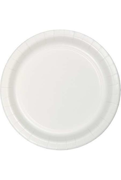 Parti Dünyası Beyaz 8 Li Kağıt Tabak