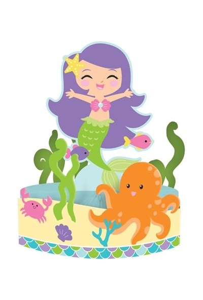 Parti Dünyası Deniz Kızı ve Arkadaşları Masa Orta Süsü Parti Dünyası Deniz Kızı ve Arkadaşları Masa Orta Süsü