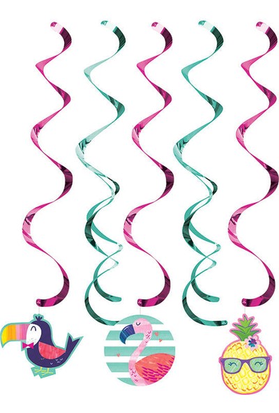 Parti Dünyası Ananas, Flamingo ve Arkadaşları Süs Dalgası 5 Adet Parti Dünyası Ananas, Flamingo ve Arkadaşları Süs Dalgası 5 Adet
