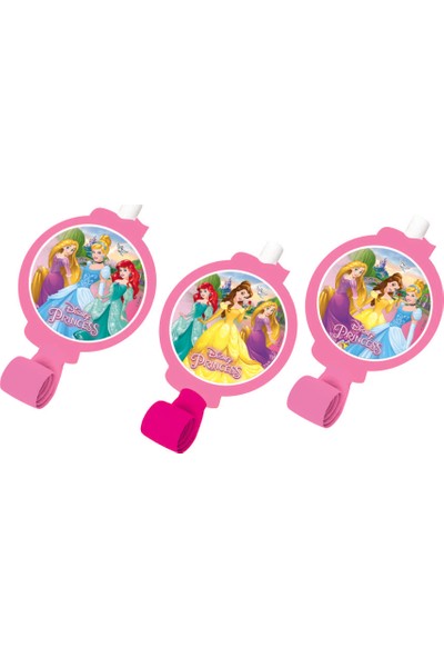 Parti Dünyası Disney Prensesleri 6 Lı Düdük
