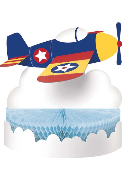 Parti Dünyası Uçaklar Partisi Masa Orta Süsü