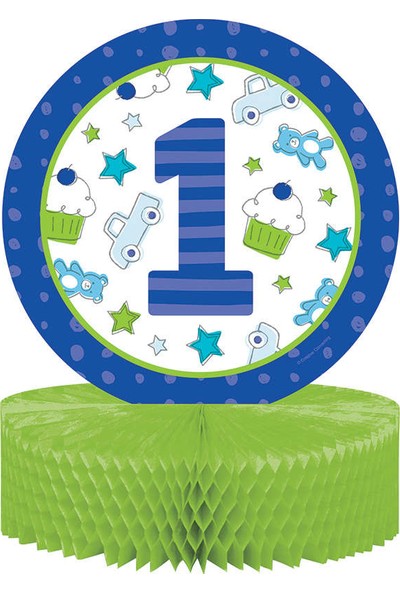 Parti Dünyası Ilk Yaş Partim Erkek Masa Orta Süsü Parti Dünyası Ilk Yaş Partim Erkek Masa Orta Süsü