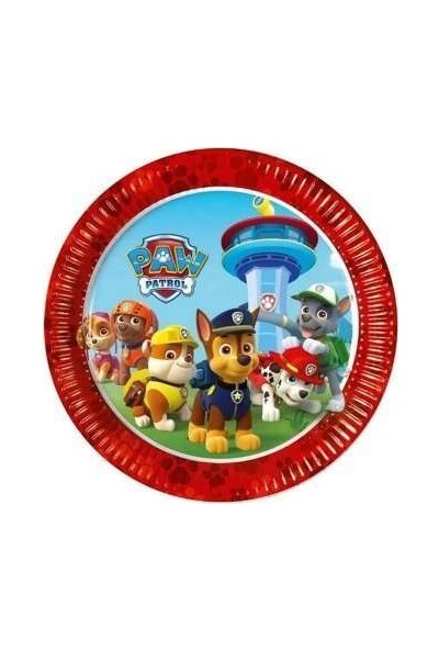 Parti Dünyası Paw Patrol Lets Roll Tabak