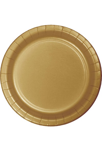 Parti Dünyası Altın Renk Tabak 8 Adet Parti Dünyası Altın Renk Tabak 8 Adet