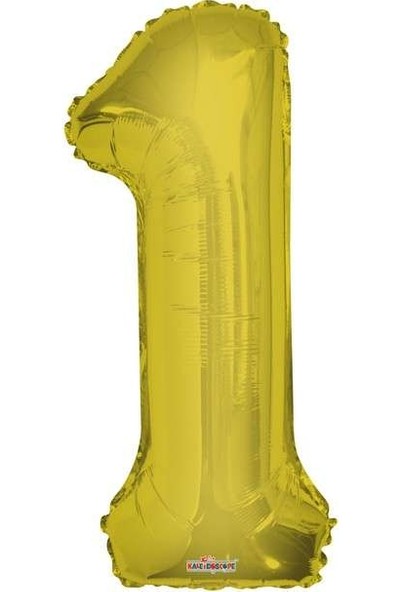 Parti Dünyası Folyo Balon 1 Rakamı Gold//altın Renk 100 cm Parti Dünyası Folyo Balon 1 Rakamı Gold//altın Renk 100 cm