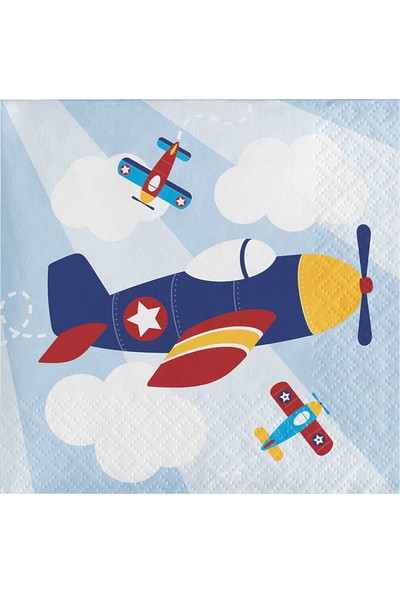 Parti Dünyası Uçaklar Partisi 16 Lı Küçük Peçete