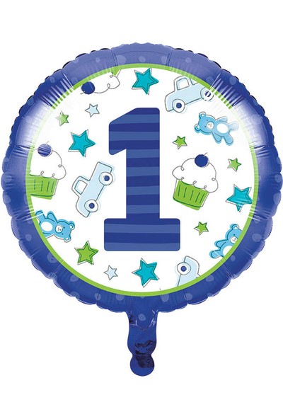 Parti Dünyası Ilk Yaş Partim Erkek Folyo Balon