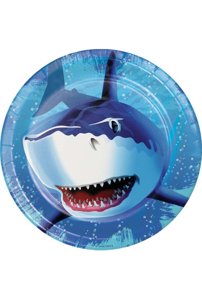 Parti Dünyası Köpek Balığı Partisi Tabak 8 Adet Parti Dünyası Köpek Balığı Partisi Tabak 8 Adet
