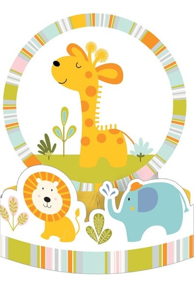 Parti Dünyası Mini Safari Partisi Masa Orta Süsü