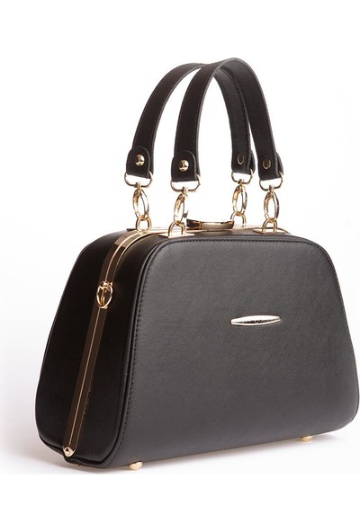 Metal Aksesuarlı Abiye ve Günlük Bayan El ve Omuz Çanta