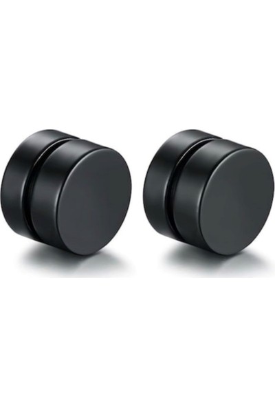 Yeşim Aksesuar Mıknatıslı Çelik Küpe, Siyah Erkek Çelik Küpe, Mıknatıslı Unisex Yuvarlak Küpe(6 Mm) 1 Çift Yeşim Aksesuar Mıknatıslı Çelik Küpe, Siyah Erkek Çelik Küpe, Mıknatıslı Unisex Yuvarlak Küpe(6 Mm) 1 Çift